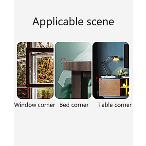 Yaokaim 8PCS Water Drop Shape Corner Protector,Baby Proofing Bumpers-Safety Guards & Cushions for Table,Desk,Crib,Fireplace,Corners & Edges