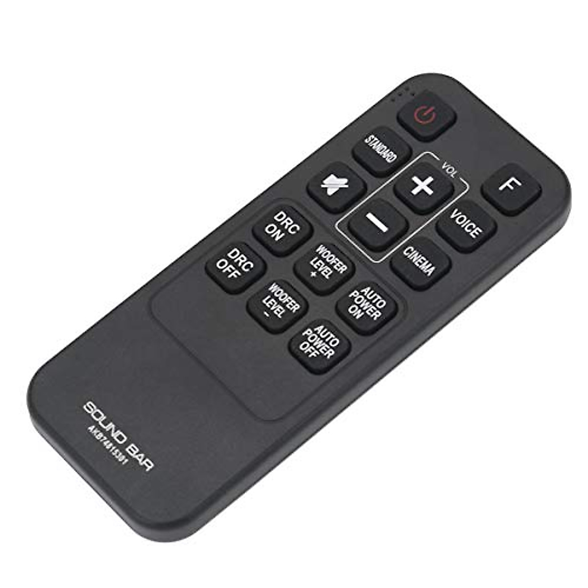 AKB74815301 Remote Control Replacement Applicable for LG Soundbar S55A3-D LAS454B S45A1-D LAS453B SH3B SPH3B-W SH3K SJ4Y SPH4B-W LAS485B Sound Bar