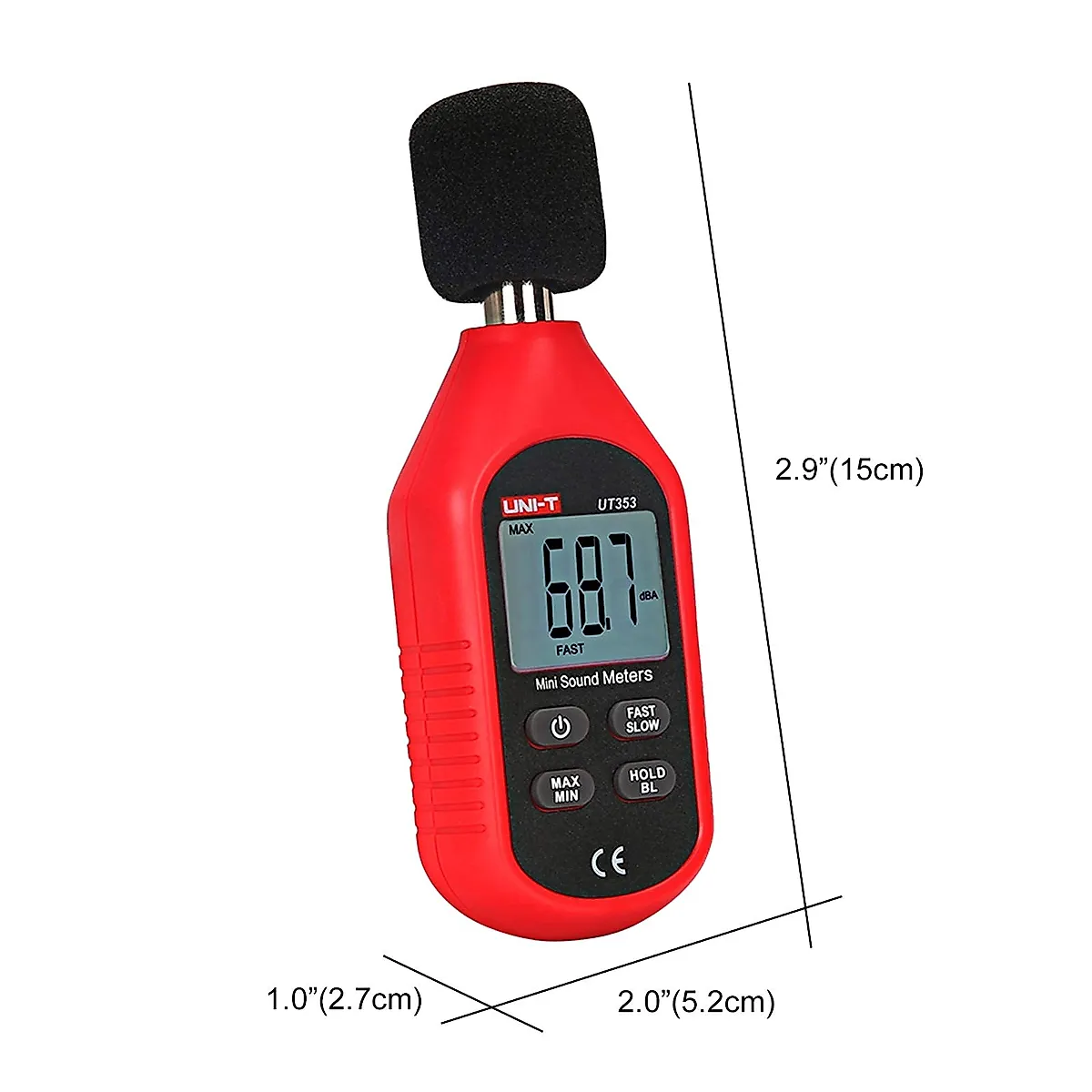 UNI-T UT353 Decibel Meter 30-130dB, UT363 Handheld Anemometer Wind Speed Meter