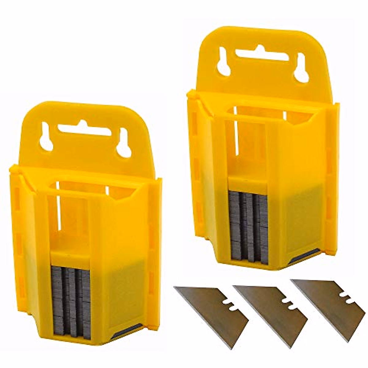 Elitexion Heavy Duty Utility Knife Blades with Dispenser – Pack of 200 Pcs