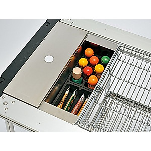 Snow Peak CK-025 Stainless Steel Box, Half Unit