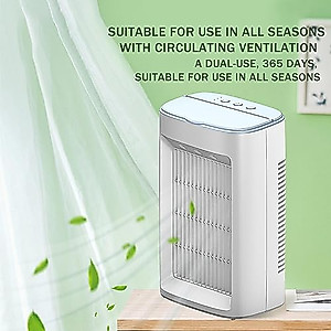 Mini Portable Air Conditioner 3 in 1 USB Portable Air Condition Strong and Durable Personal Humidifier Ideal for Home Office Bedrooms