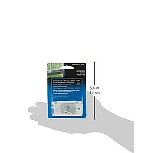 Prime-Line F 2667 Window Sash Lock for Vinyl Windows, White