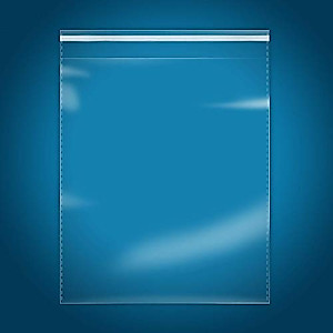 iMailer 100 Count - 14" x 20" Self Seal Clear Cello Cellophane Resealable Plastic Poly Bags for Clothing, T-Shirts, Pants
