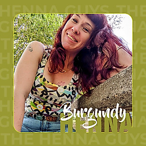 1 Pack Of Burgundy Henna Hair & Beard Color/Dye 100 Grams - Natural Hair Color, Plant-based Hair Dye - The Henna Guys