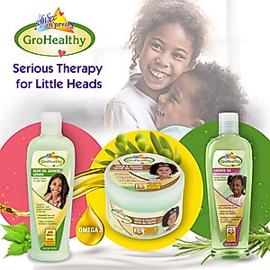 Sofn'Free n'Pretty GroHealthy Olive Oil Cream for Hair Growth - Reduces Breakage, Rebuilds, Strengthens & Protect Hairs for Healthy, Shiny, Longer, and Thicker - 8.8 oz (Pack of 1)