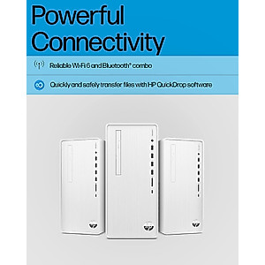 HP Pavilion Desktop TP01-3016 PC Intel Core i5-12400 2.50 GHz (up to 4.4 GHz) 12 GB DDR4-3200 RAM 256 GB PCIe NVMe TLC M.2 SSD Intel UHD Graphics 730 Windows 11(Renewed)