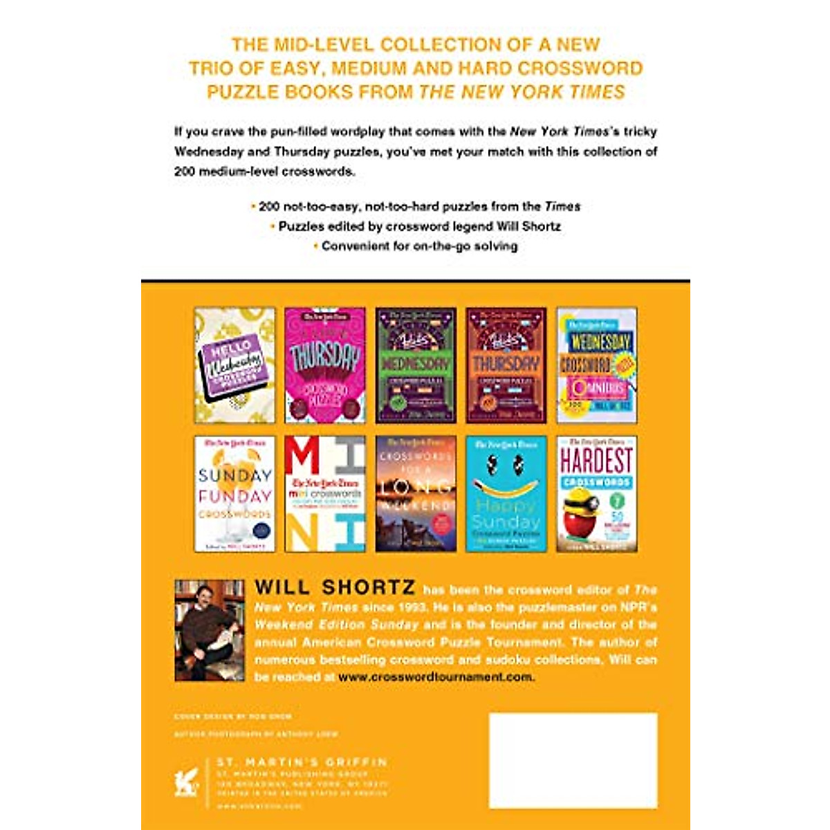 The New York Times Strictly Medium Crossword Puzzles Volume 1: 200 Medium Puzzles