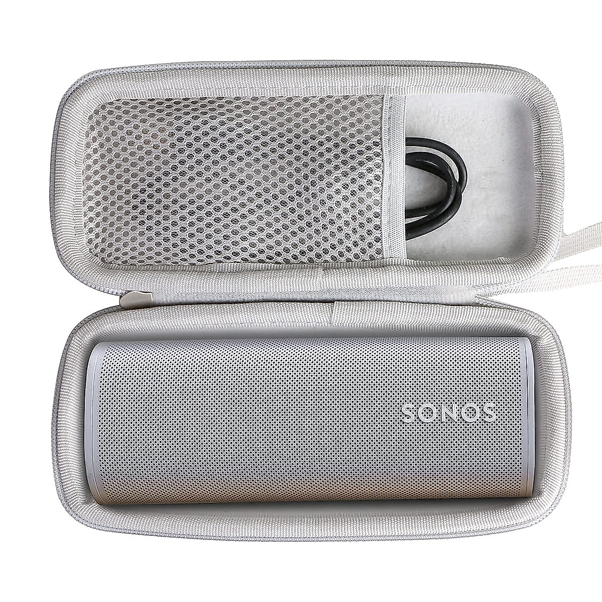 Khanka Hard Travel and Silicone Case Replacement for Sonos Roam Portable Smart Bluetooth Speaker