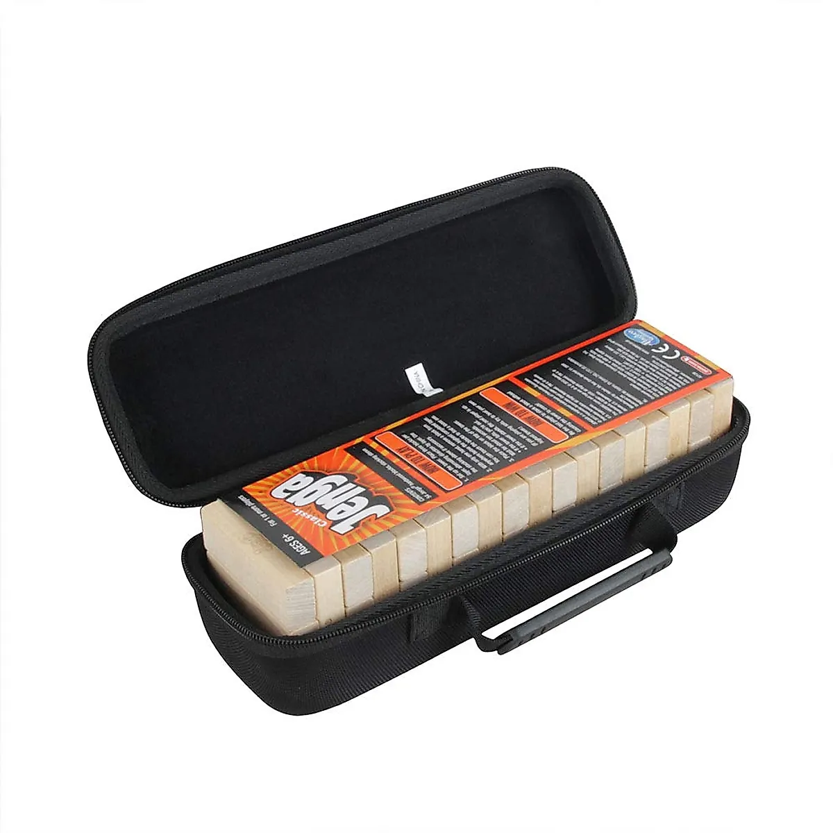 Hermitshell Hard Travel Case for Hasbro Gaming Jenga Classic Game (Not Include Blocks)