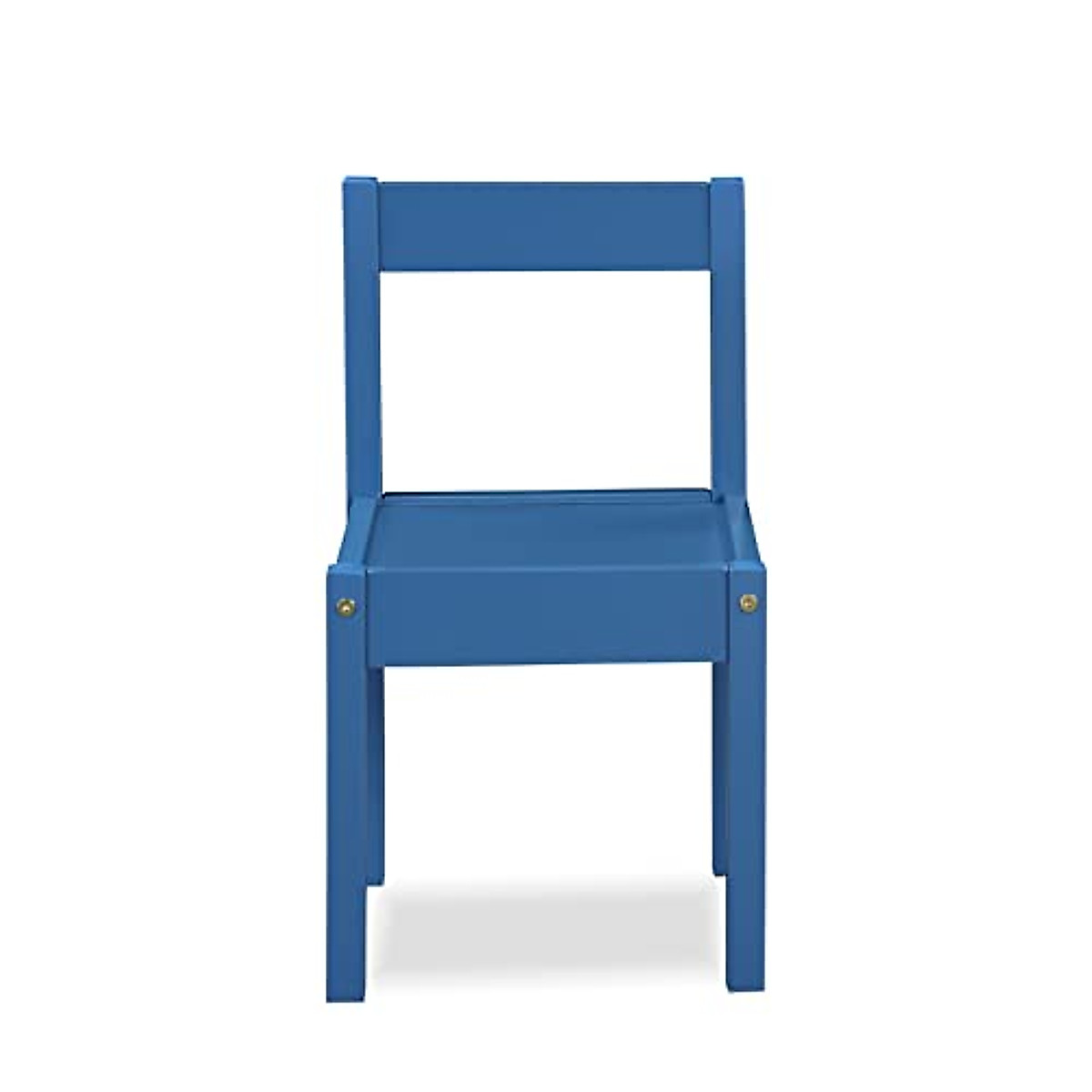 Olive & Opie Gibson 3-Piece Dry Erase Kids Table & Chair Set, Blue