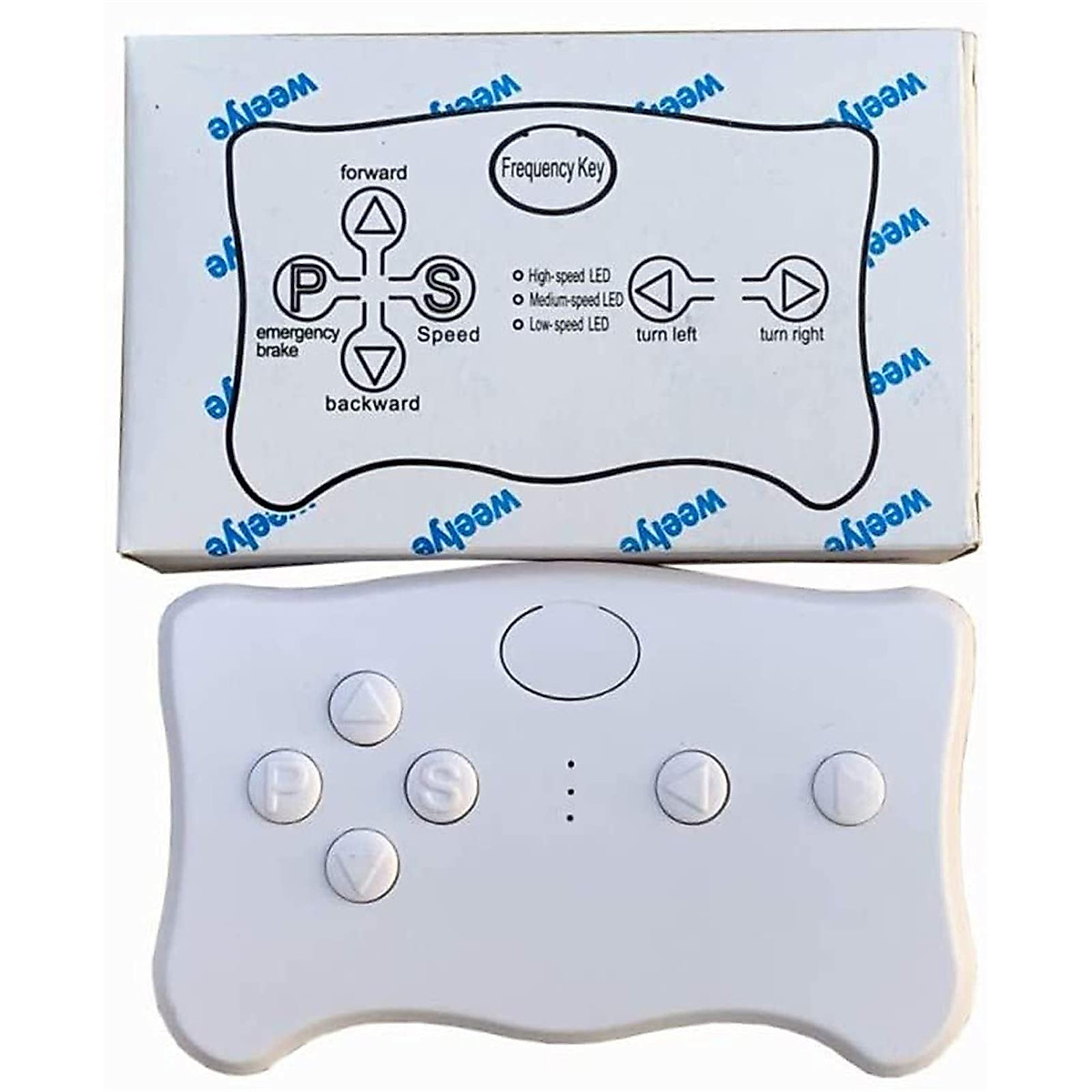 WEELYE RX7 2.4G Bluetooth Remote Control and Receiver Kit Kids Powered Ride On Car,Controller Control Box Accessories for Children Electric Ride On Car Replacement Parts