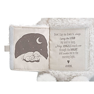 DEMDACO Goodnight Prayer Lamb Fuzzy White 11 Inch Plush Figure