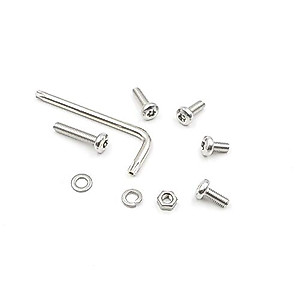HVAZI M6 Stainless Steel Pin-in-Torx Pan Head Security Machine Screws Nuts Flat Washer with Split Lock Washers Assortment Kit