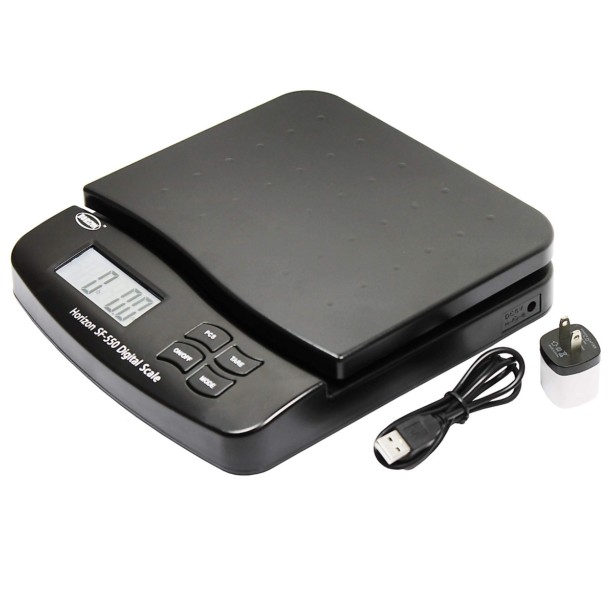 Horizon SF-550 55 LB x 0.1 OZ Digital Postal Shipping Scale with Counting Function, Auto Read Hold, 1 Gram Accuracy