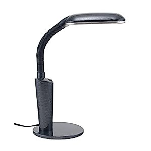 V-Light Desk Lamp, LED Lamp, Reading Lamp with Adjustable Gooseneck Arm, Daylight Effect Office Lamp, Table Light, Black
