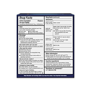 Xyzal Allergy Pills, 24-Hour Allergy Relief, 80-Count, Original Prescription Strength