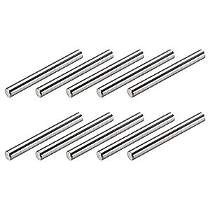 METALLIXITY Dowel Pin (5x40mm) 15Pcs, 304 Stainless Steel Shelf Support Pegs Pin Fastener Elements - for Metal Devices, Furniture Installation, Industrial, DIY