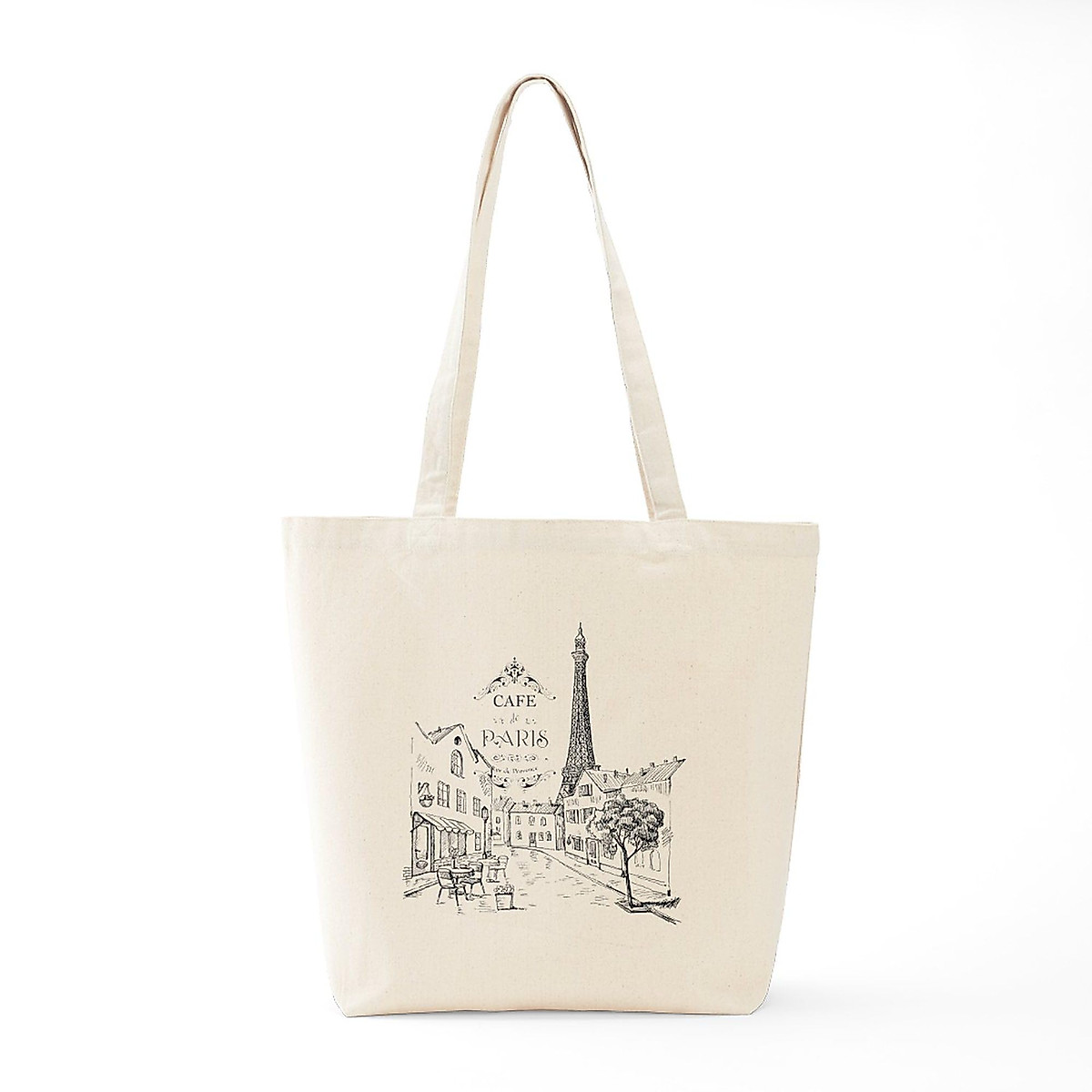 CafePress Cafe Paris Tote Bag Canvas Tote Shopping Bag