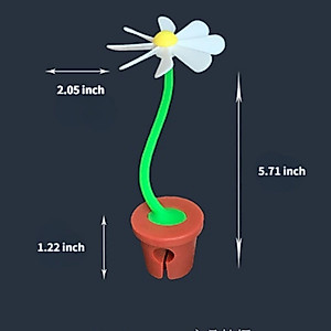 2 Pcs Pot Lid Lifter Silicone Spill Proof Lid Lifter Splash-Proof Steam Release Pan pot lid lifter Kitchen Tool Decoration Pot Lid & Cute Kitchen Accessories (2)