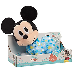 Disney Baby Musical Crawling Pals Plush, Mickey Mouse, Interactive Crawling Plush, Stuffed Animal, Officially Licensed Kids Toys for Ages 09 Month by Just Play