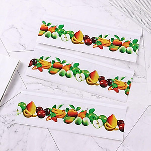 Window Fly Trap (30 Pack) Fruit Fly Trap Indoor | Catch & Kill Houseflies, Flying Insects & Bugs | Non-Toxic Sticky Glue Traps | Beautiful Fruit Design not only as a Fly Trap but Also a Decoration