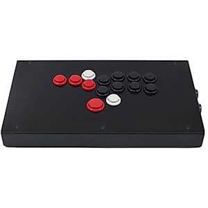 TruBoost FightBox F8-PS All Buttons Arcade Joystick Game Controller For PS4/PS3/PC Sanwa OBSF-24 30 Leverless-Style