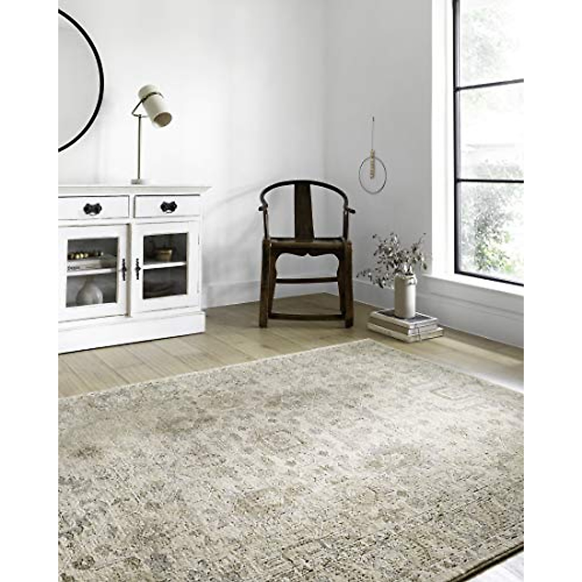 Loloi II Teagan Collection TEA-03 Ivory/Sand, Traditional 7'-11" x 10'-6" Area Rug