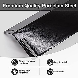 Adviace Replacement Parts for Charbroil 463211514 463211513 463211512 463211516 463211511 Classic 4 Burner Grills, 3 PCS Carry Over Tubes Carryover Tubes, 4 PCS Heat Tents Heat Shields, 4 Burners