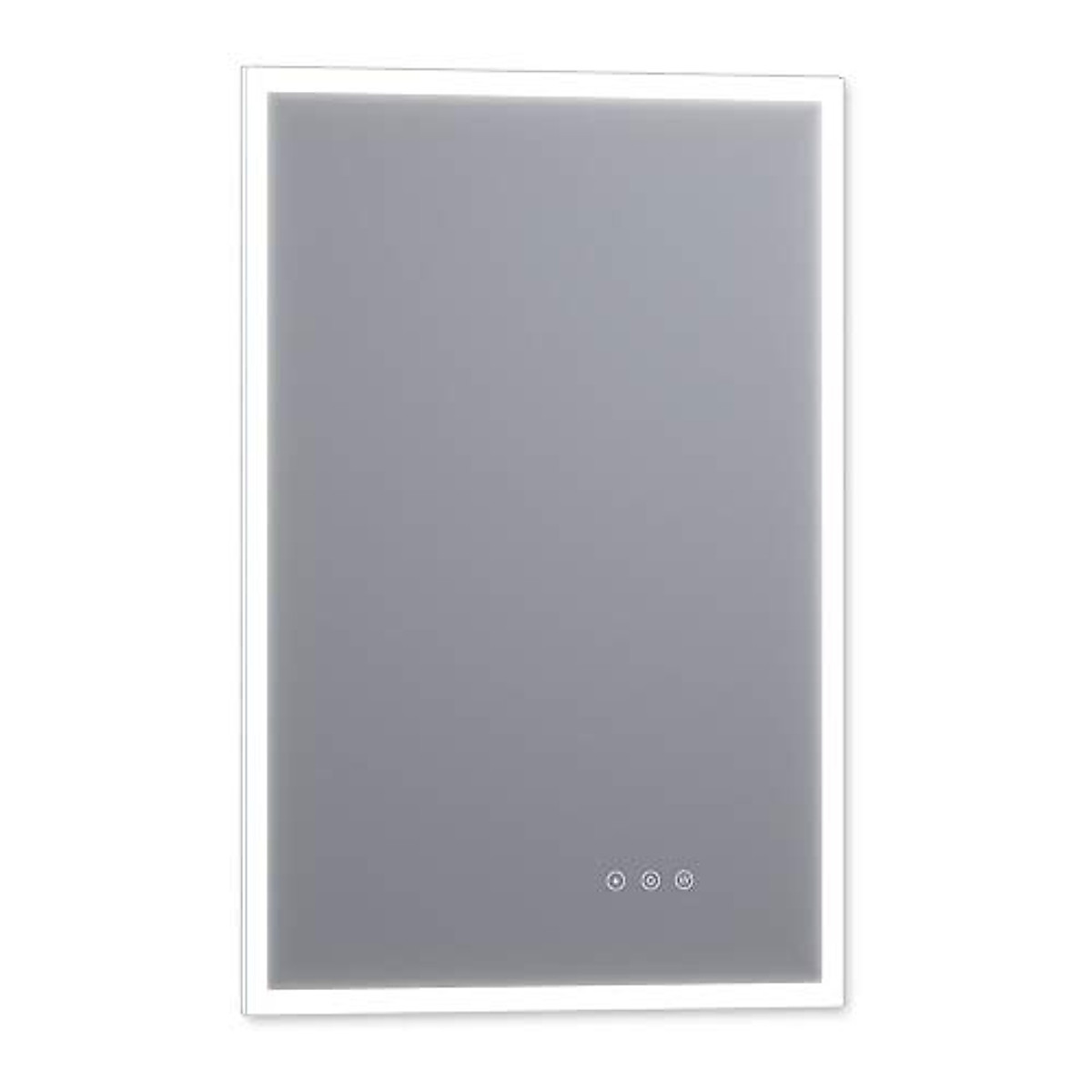 Luxaar Lucent 24 in. x 36 in. Wall Mounted LED Vanity Mirror with Color Changer, Dimmer and Defogger