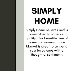 Simply Home Retirement A Gift To Remember Retiring Goodbye Afghan Throw 48" x 60"