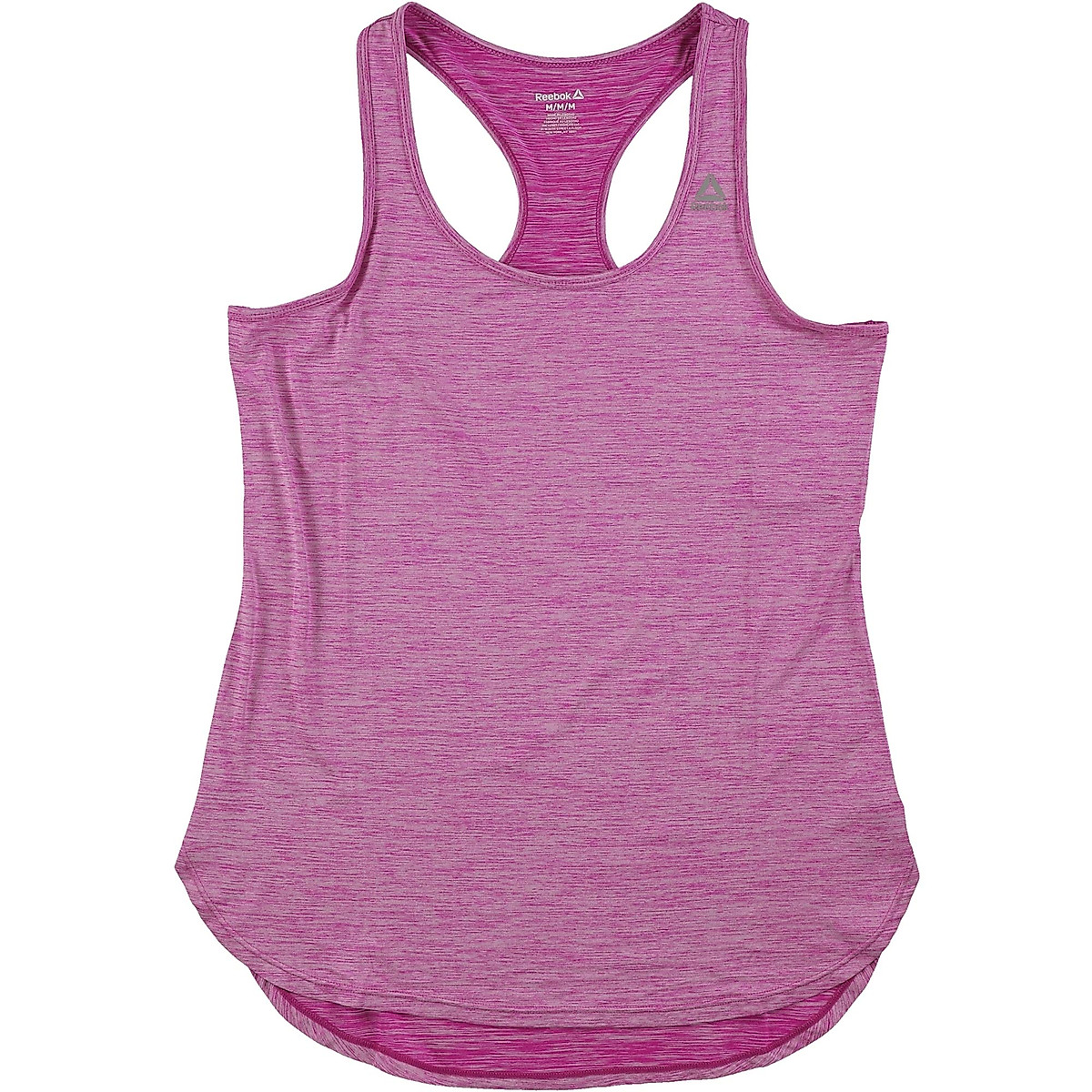 Reebok Womens Singlet Racerback Tank Top, Pink, Small