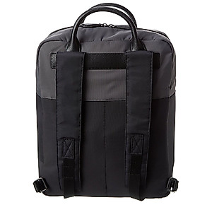 Ted Baker Warp Top Handle Canvas & Leather Backpack, Os, Black