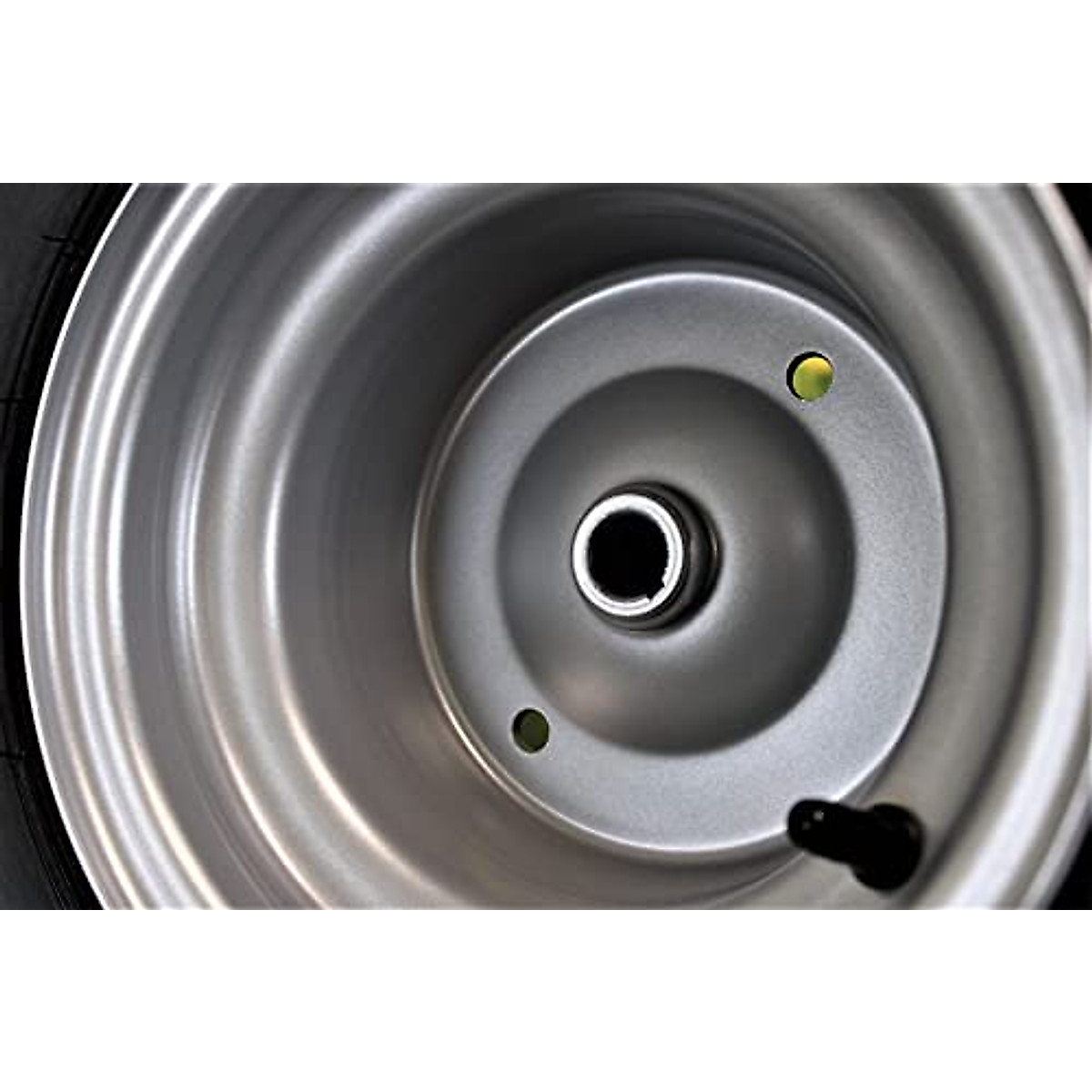 (Set of 2) 20x8.00-8 Tires & Wheels 4 Ply for Lawn & Garden Mower Turf Tires w/Keyed Hub Wheel (Compatible with Husqvarna)