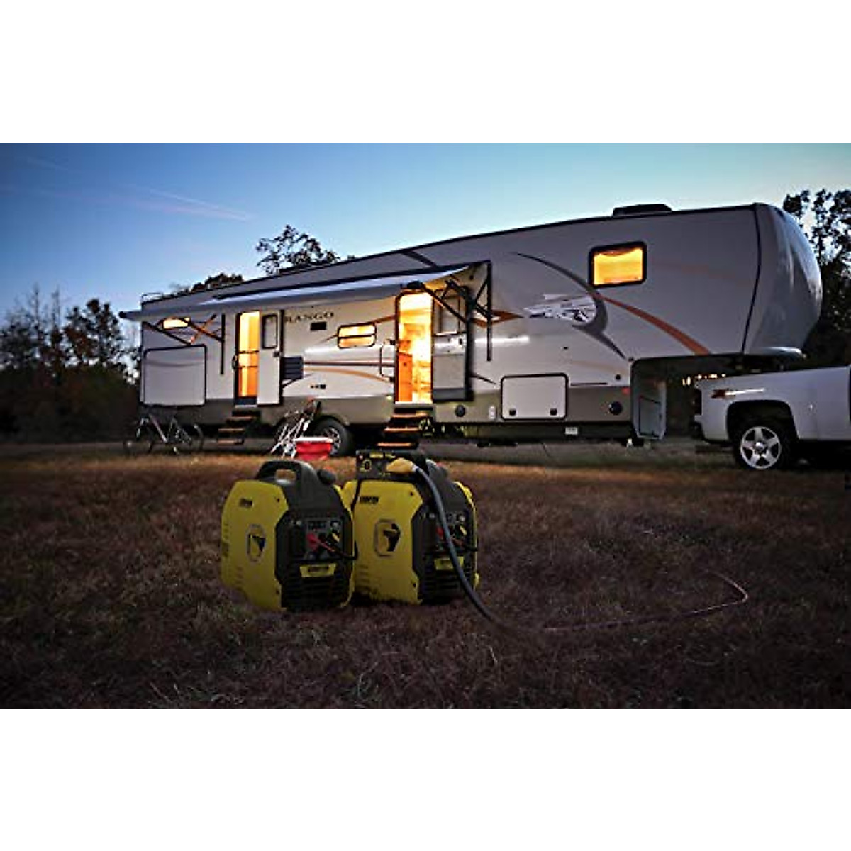 Champion Power Equipment 200961 2500-Watt Dual Fuel Portable Inverter Generator, Ultralight