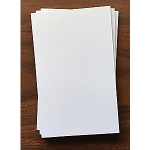 Handy Forms 3 PADS - Blank Note Pad, 5" x 8", 50 Sheets, Heavyweight, Very Nice Paper