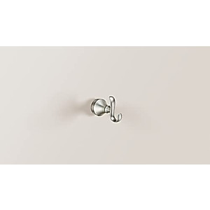 Moen Hamden Spot Resist Brushed Nickel Double Towel Robe Hook, MY6203BN