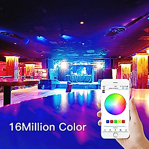 HaoDeng Bluetooth RGBW/RGB Controller for LED Light Strips, Android and iOS Free App Bluetooth LED Strip Light Controller