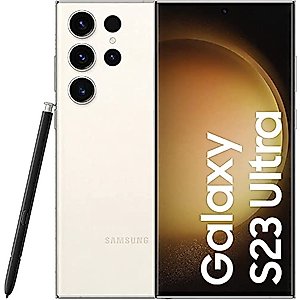 SAMSUNG Galaxy S23 Ultra 5G, US Version, 1TB, Cream - Unlocked (Renewed)