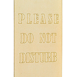 Wooden Door Knob Hanger, Please Do Not Disturb (3.25 x 9.5 in, 12-Pack)