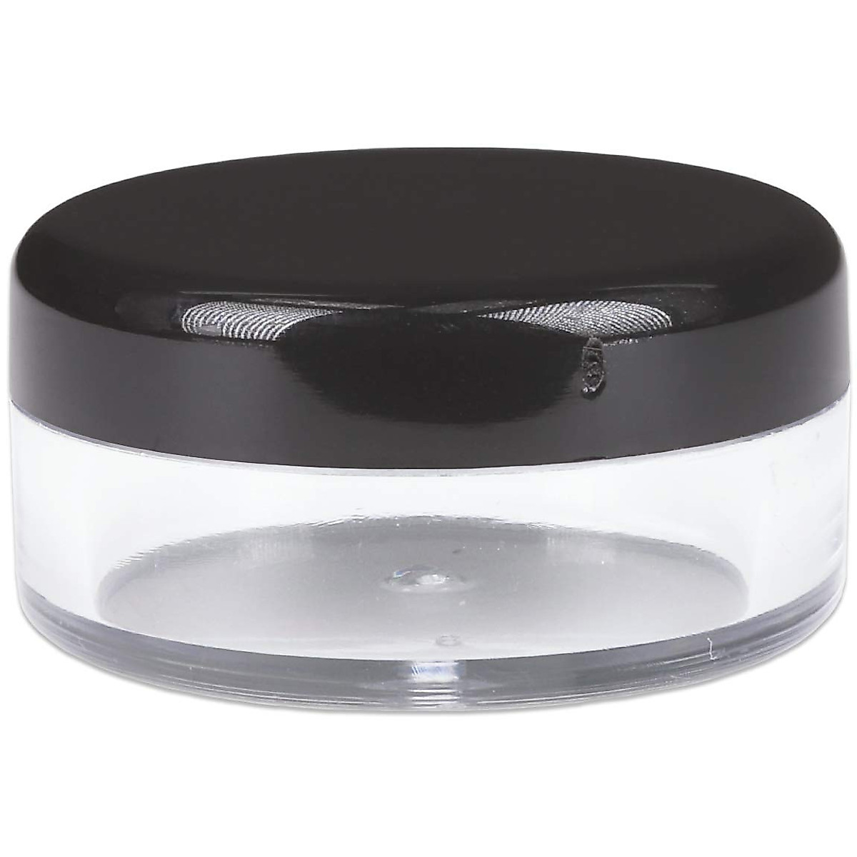 Beauticom® 10 Pieces 5G/5ML Empty Container Jars with MultiColor Lids for Makeup Cosmetic Samples, Small Jewelry, Beads, Nail Charms and Accessories