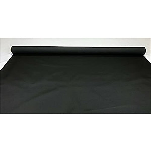 USA Fabric Store Cordura Black 500D Waterproof Outdoor Fabric 60" Wide DWR