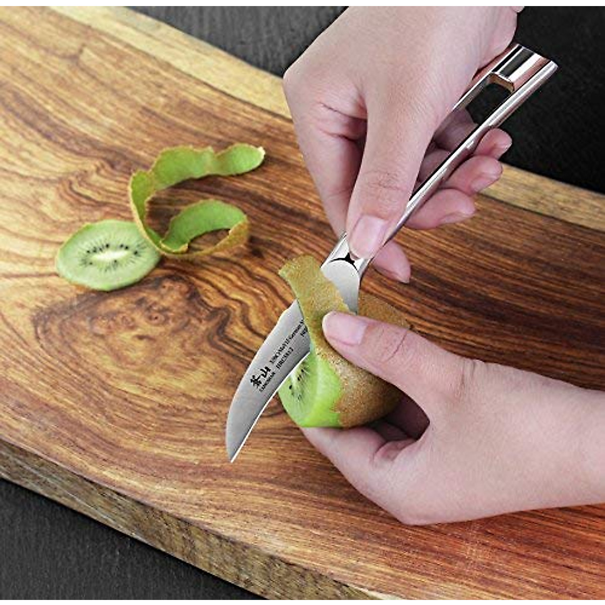 Cangshan N1 Series 1020397 German Steel Forged Peeling/Tourne Knife, 2.75-Inch Blade