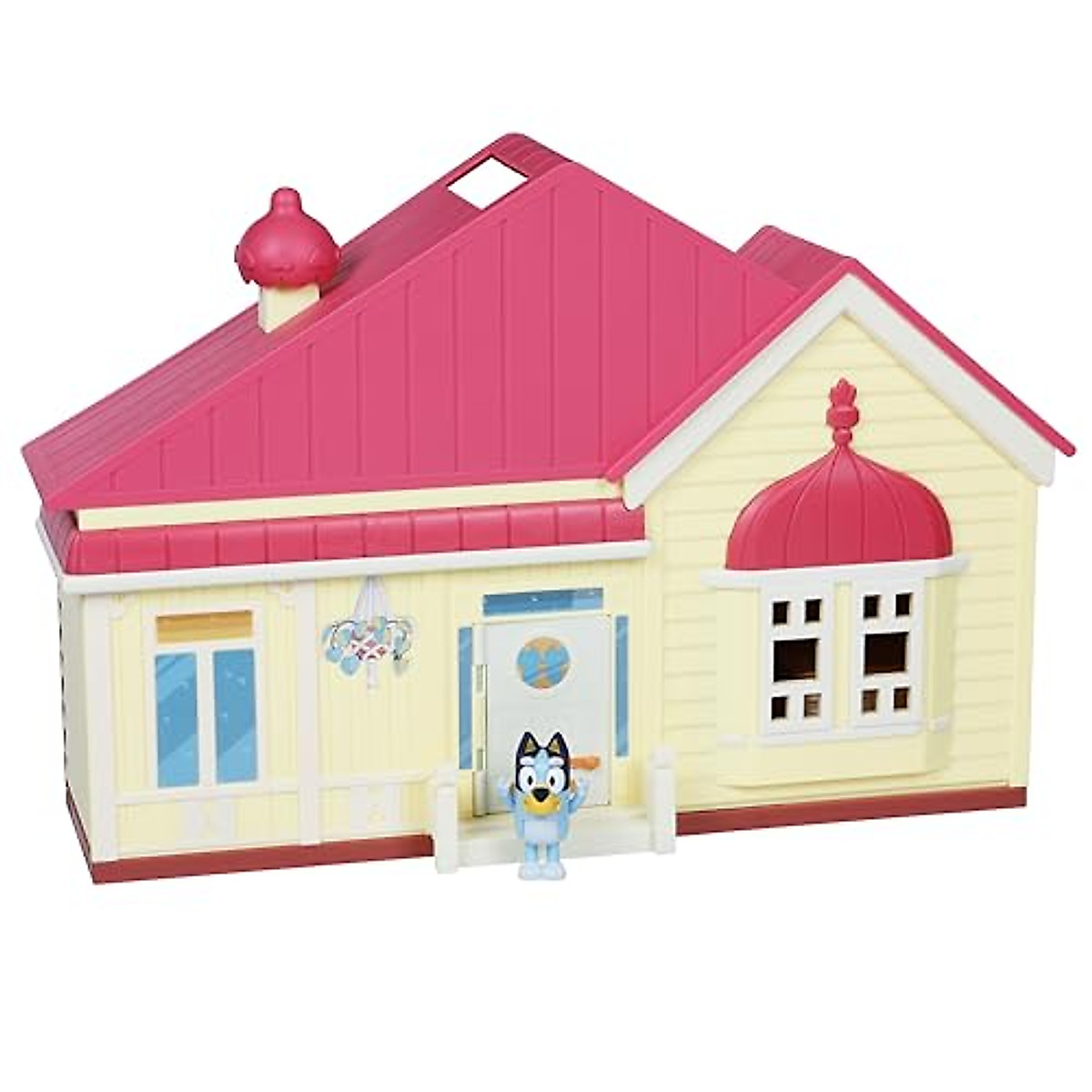 Bluey Family Home Playset with 2.5" poseable Figure, Multicolor (13024)