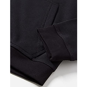 Nike Boy's NSW Club Full Zip Hoodie, Black/Black/White, Large