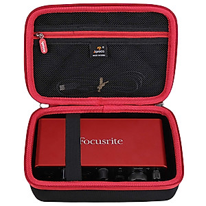 Aproca Hard Travel Storage Protective Case, for Focusrite Scarlett 2i2 (3rd Gen) USB Audio Interface