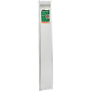 Frost King 36 in. L x 6-5/8 in. W White Gutter Guard Vinyl