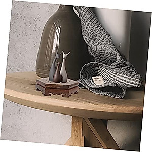 Yardwe 1pc Tank Flower Modern Desktop Vintage Stand Riser Artware Ball Bowl Aquarium Shelf Plant Cm Globe Tabletop Tray Platform Yard Sphere Room Garden Bonsai Display Fish Hexagon Drink