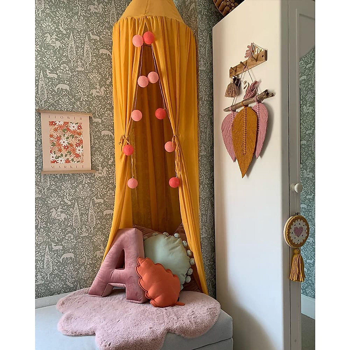 MOMAID Velvet Letter Pillow Soft Initial Throw Cushion Decorative Alphabet Kids Room Nursery Decor Baby Toddler Gift (Dusty Rose, Letter A)1 Count (Pack of 1)