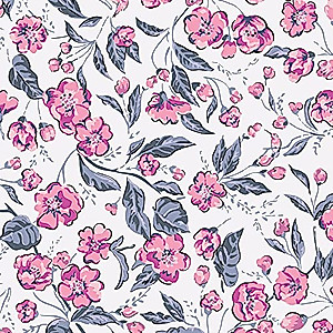 Vera Bradley Women's Recycled Lighten Up Reactive Compact Crossbody Purse With RFID Protection, Hummingbird Blooms, One Size